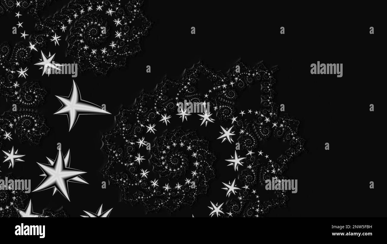 Abstract Computer generated Fractal design. A fractal is a never-ending ...