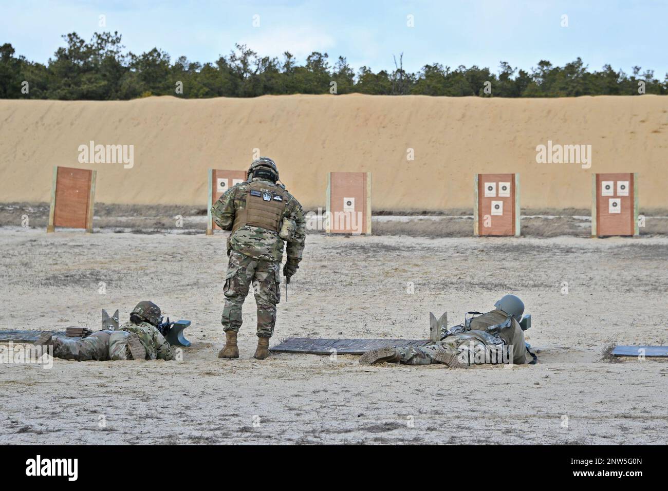 The 44 IBCT is on Range 29A at Fort Dix completing their Rifle ...