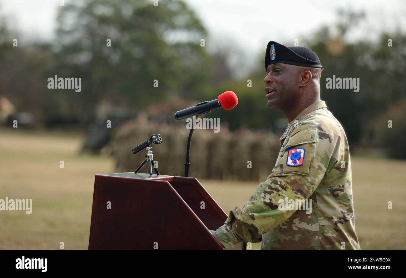 The 35th Corps Signal Brigade welcomed their new Command Sergeant Major ...