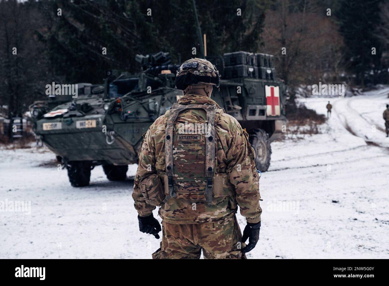M1133 medical evacuation vehicle hi-res stock photography and images ...