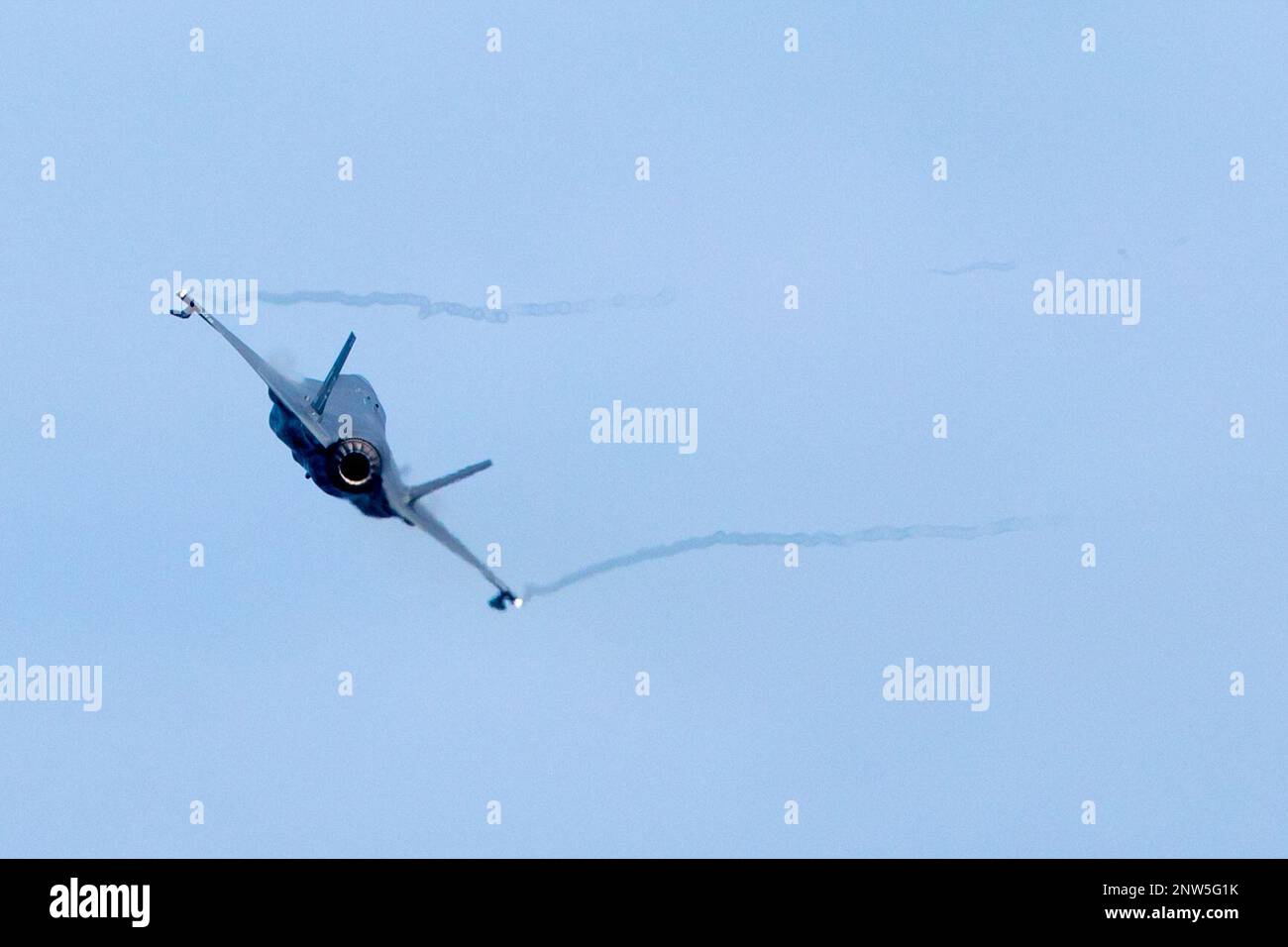 A U.S. Marine Corps F-35B Lightning II aircraft with Marine Fighter ...
