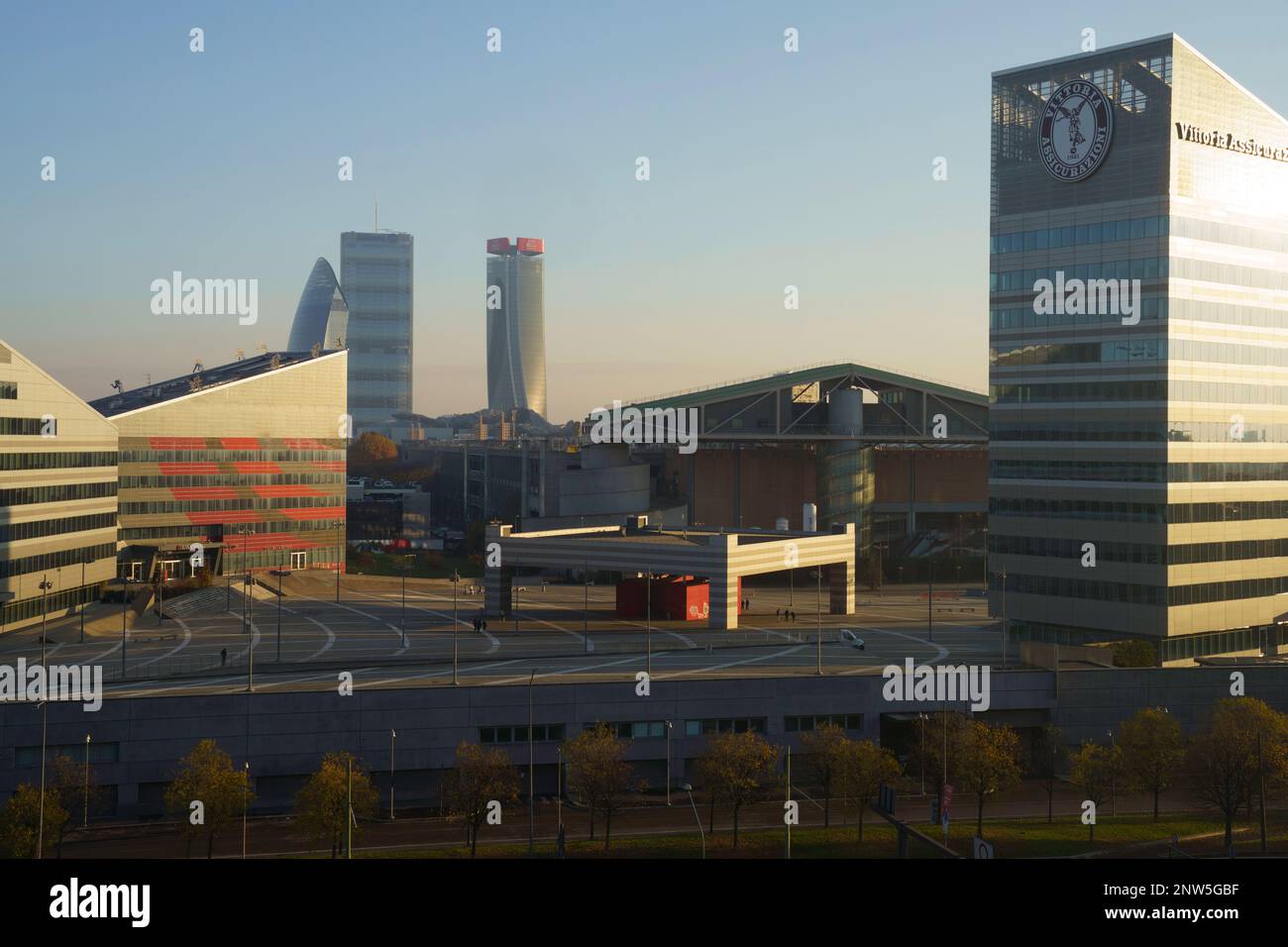 Modern buildings at Portello Park in Milan, Lombardy, Italy Stock Photo ...