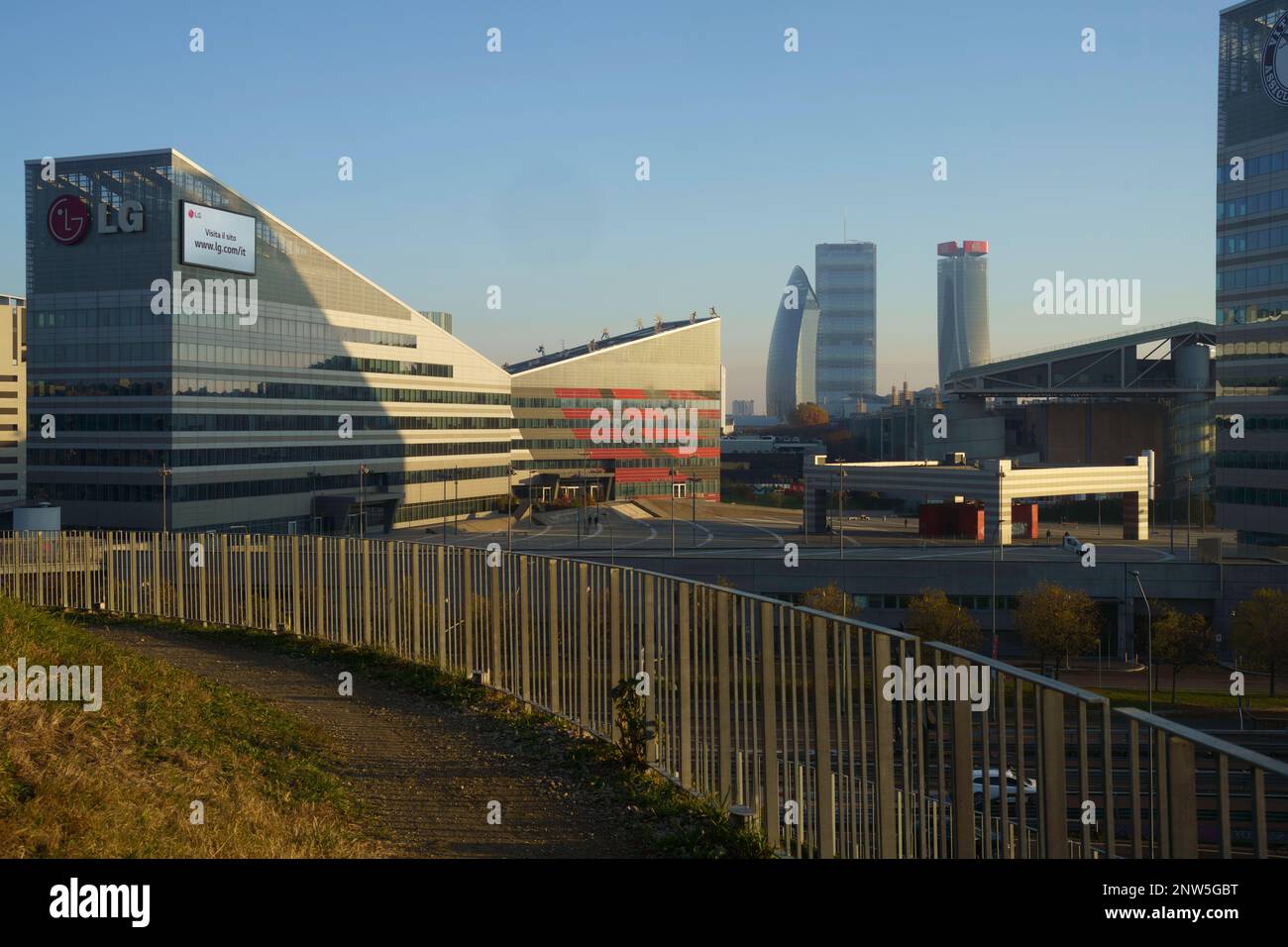 Modern buildings at Portello Park in Milan, Lombardy, Italy Stock Photo ...