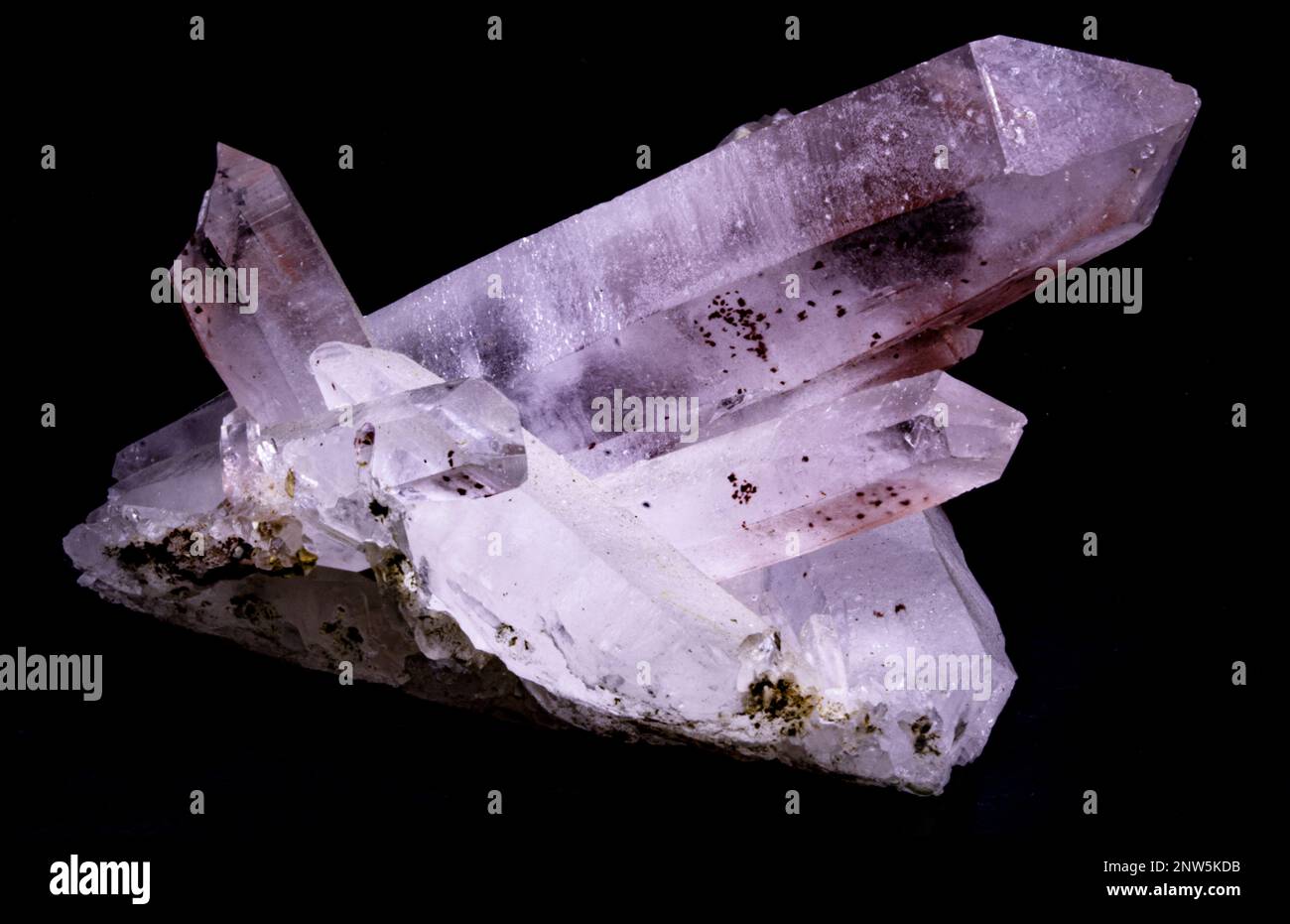 crystal quartz mineral Stock Photo - Alamy