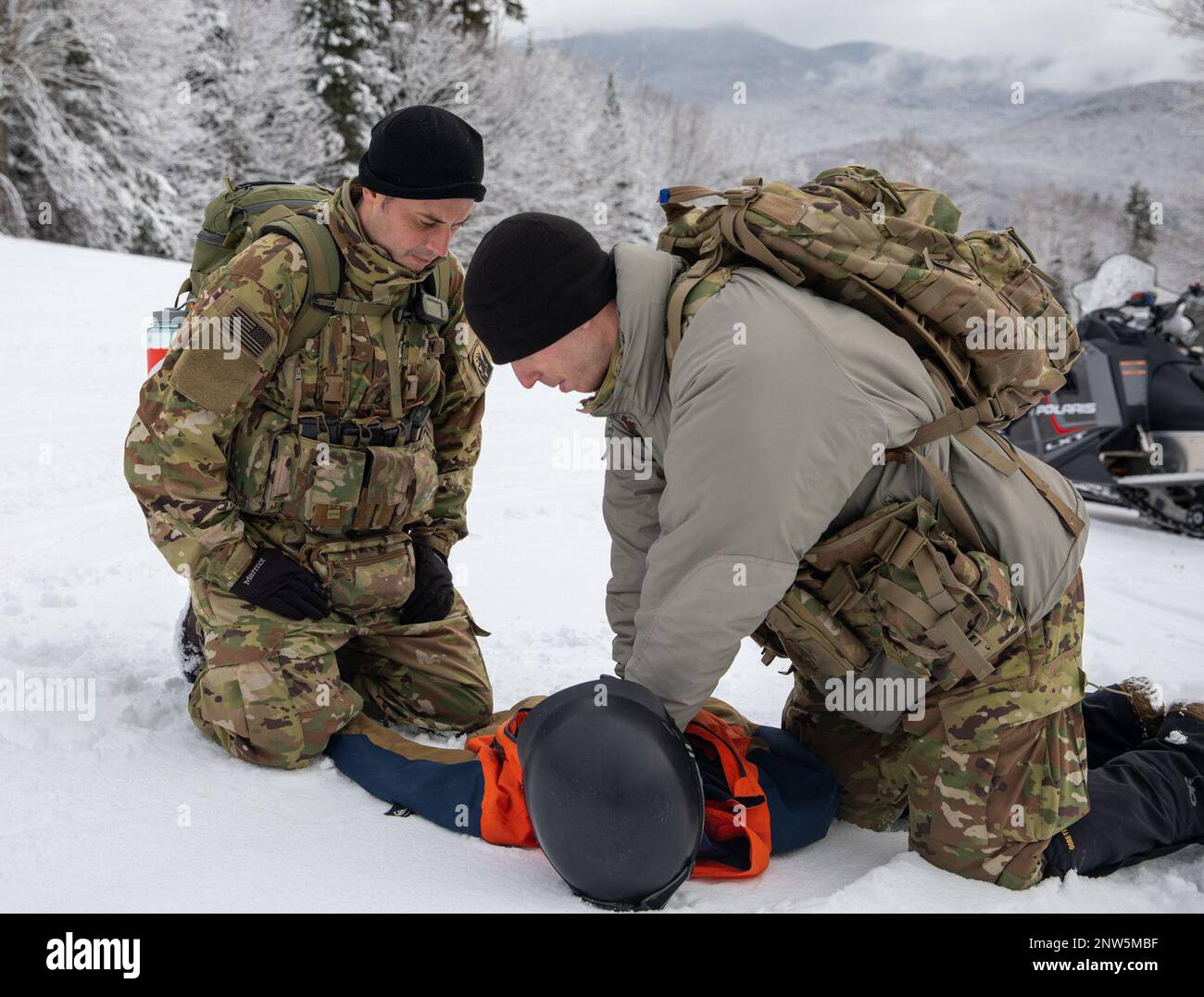From left to right, Staff Sgt. Michael Avard, training noncommissioned ...