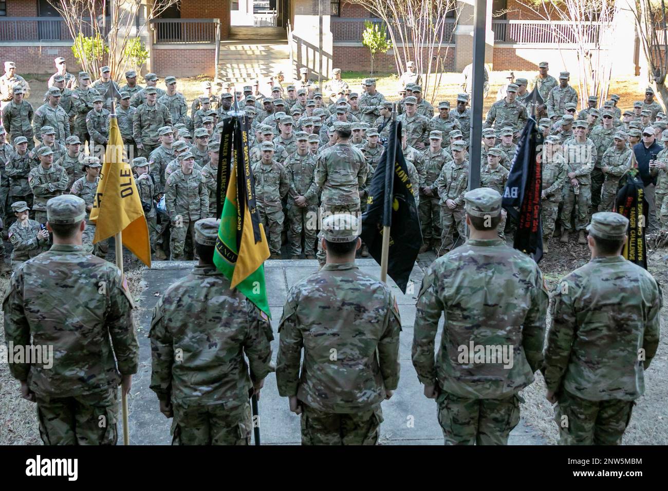 Col. Anthony Marante, commander of 6th Brigade Army ROTC, speaks to ...