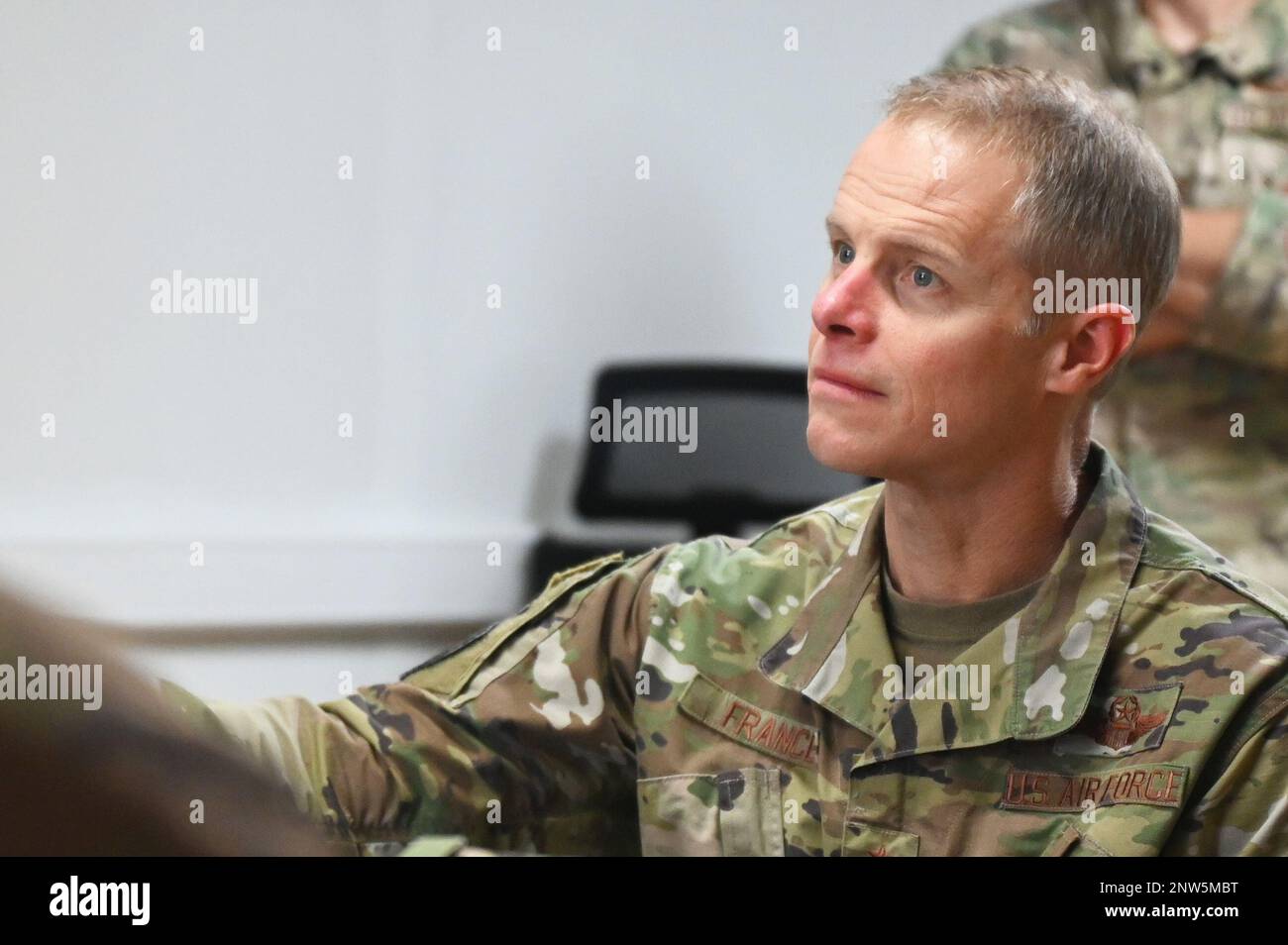 U.S. Air Force Maj. Gen. Derek France, commander of the Third Air Force ...