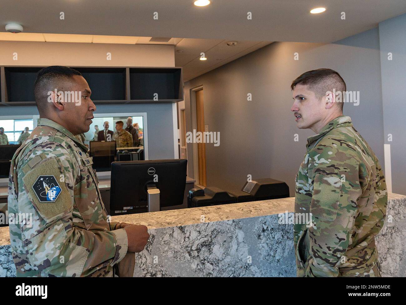 Capt. Joseph Gibson, 460th Security Forces Squadron operations officer ...