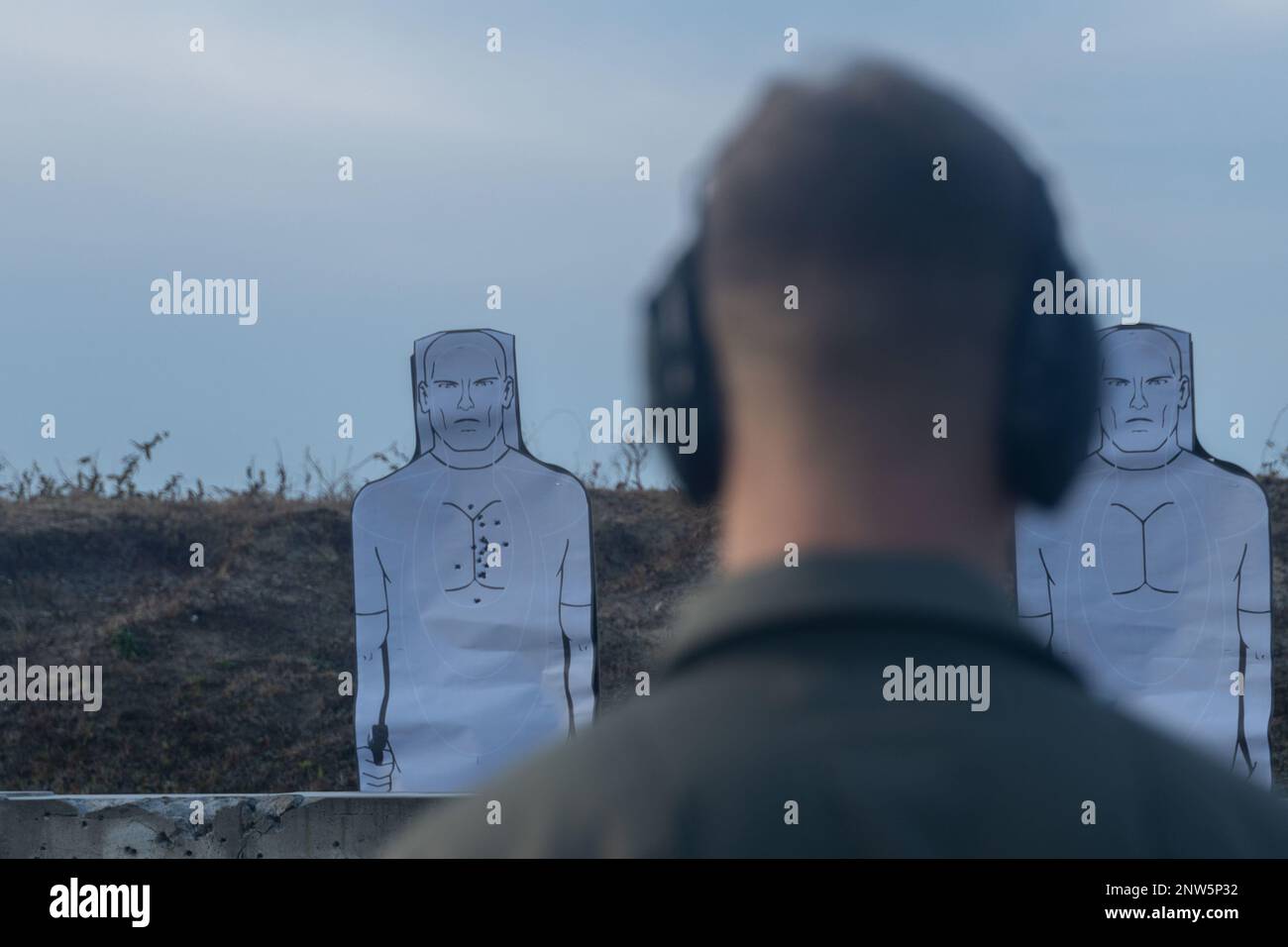 U.S. Marine Corps Lance Cpl. Aaron Gentz, team member, special reaction ...