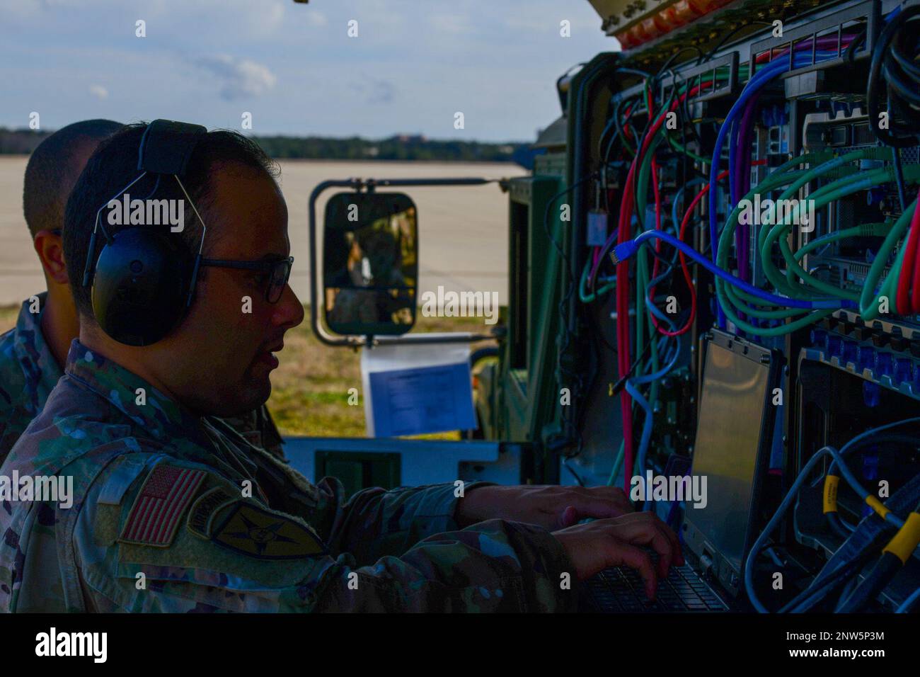 U.S. Airmen with the Joint Communication Support Element, MacDill Air ...