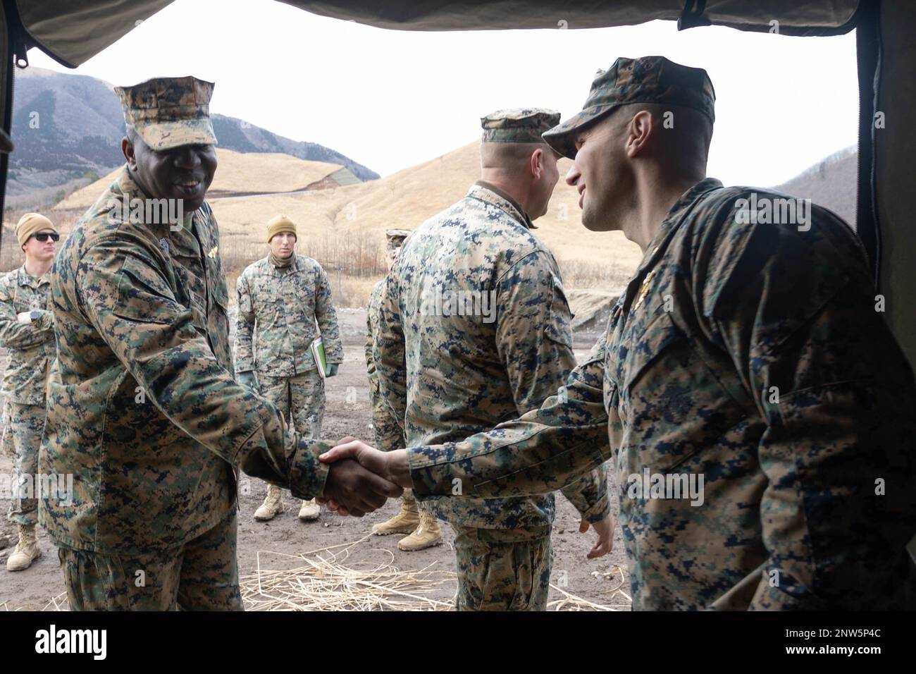 U.S. Marine Corps Col. Mathew Danner, commanding officer of the 31st ...