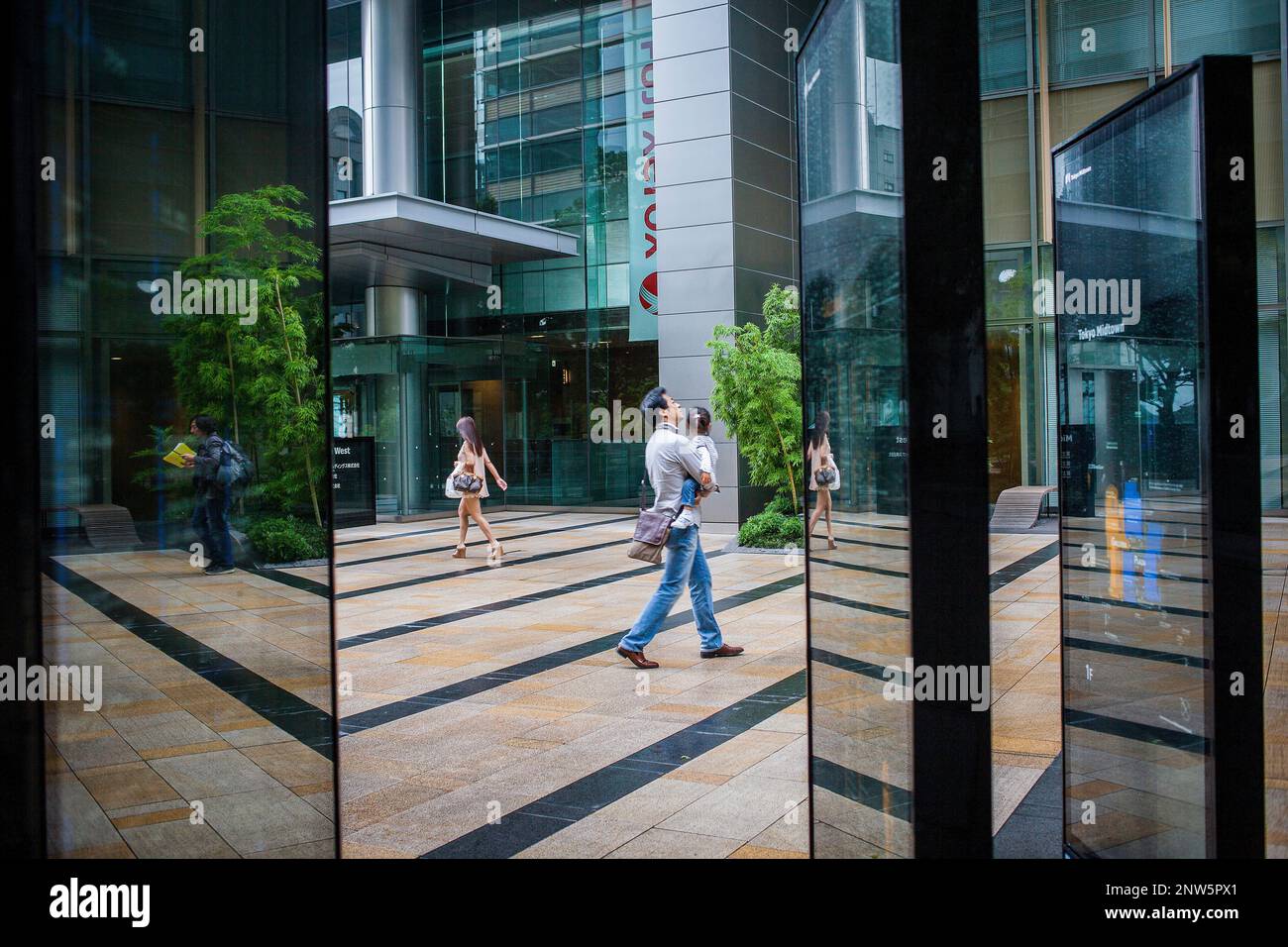 Shopping Mall Galleria, Tokyo Midtown Complex in the Tokyo Midtown ...