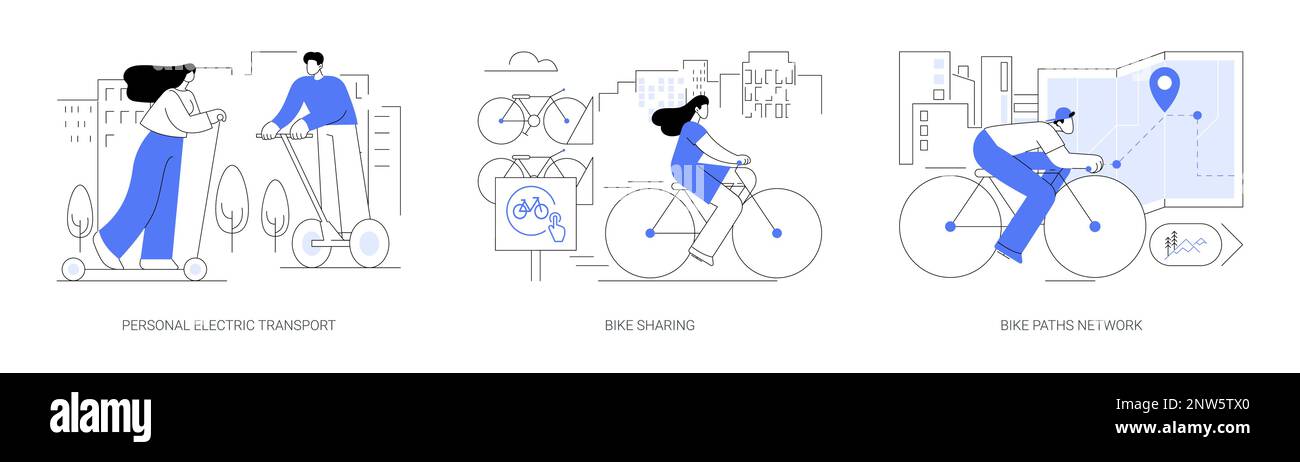 Urban transportation abstract concept vector illustrations Stock Vector ...