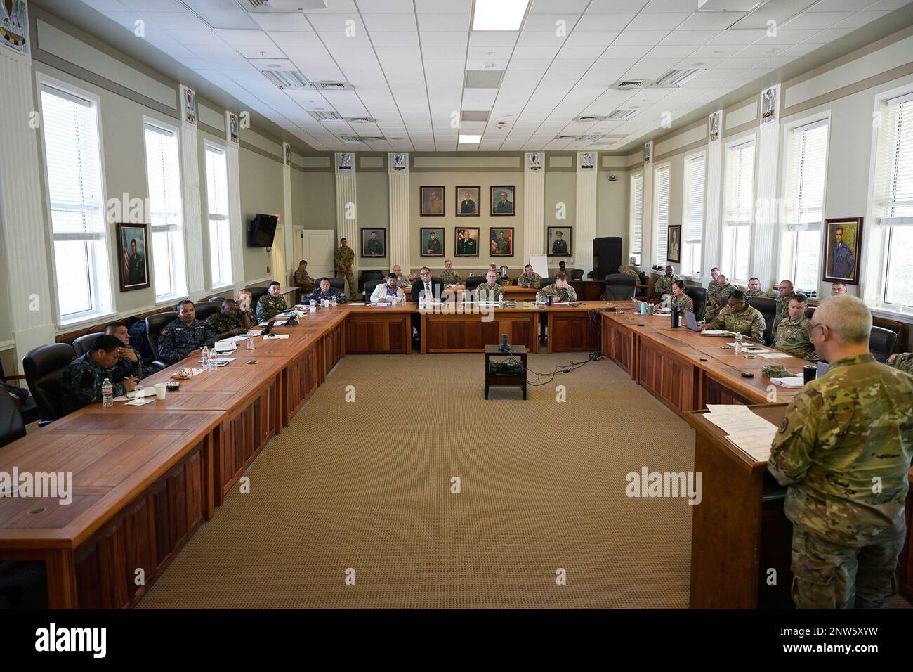 Officials from the Louisiana National Guard and the Belize Department ...