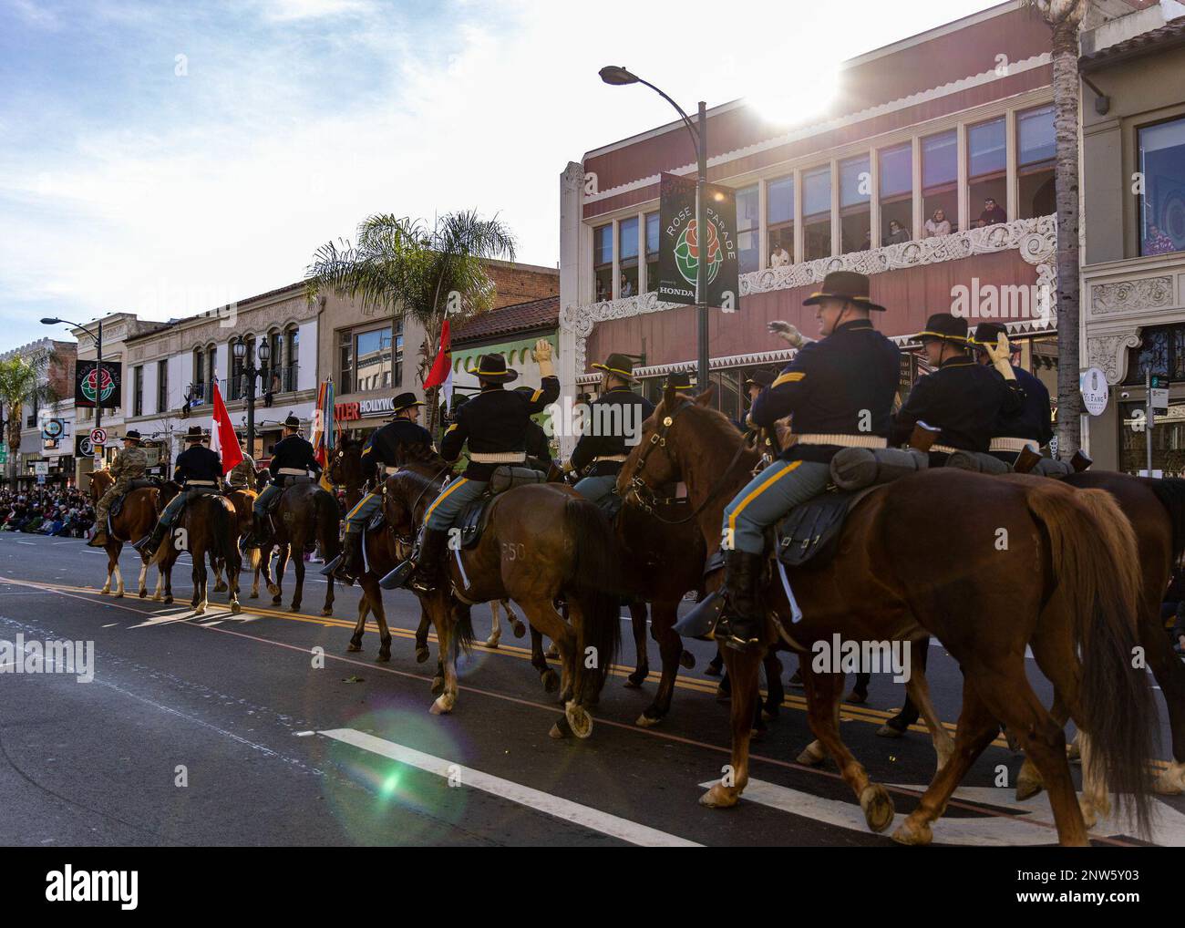 Bringing in the New Year, the 1st Cavalry Division Horse Cavalry ...