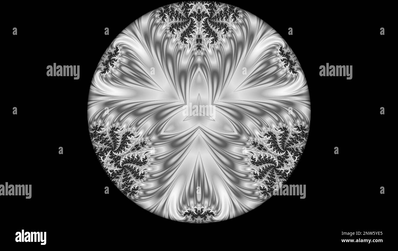 Abstract Computer generated Fractal design. A fractal is a never-ending ...