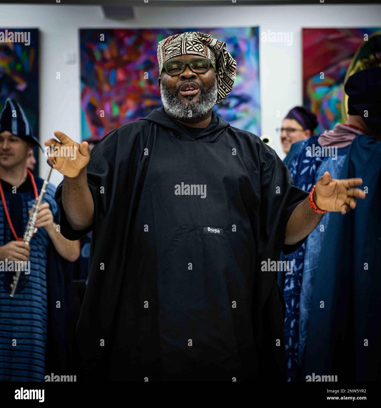 230129-N-DK722-1012 (Jan. 29, 2023) LAGOS, Nigeria – Jesse King Buga, a ...