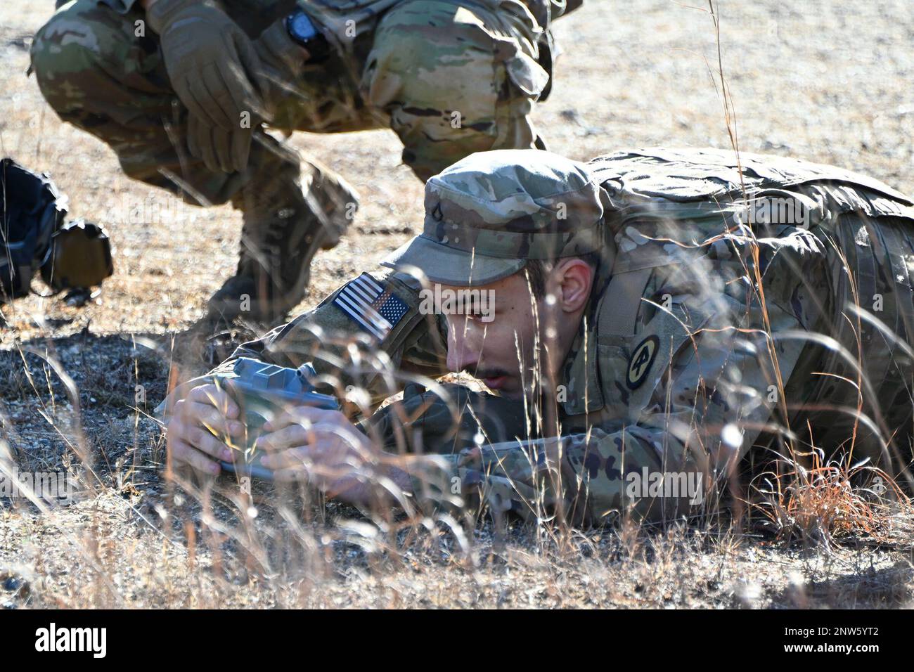 Range 59D These New Jersey National Guard soldiers are from the 1st BN ...