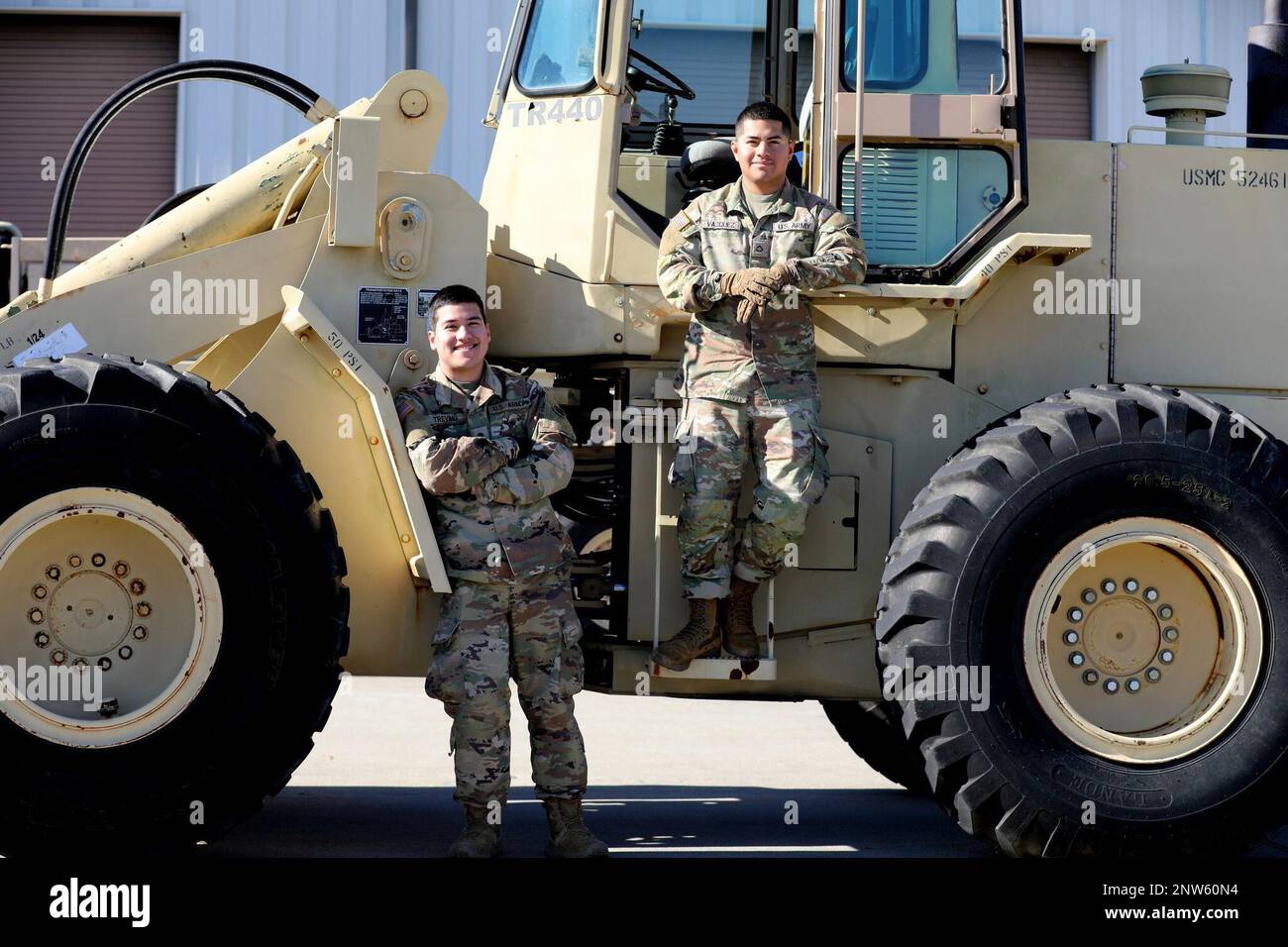 Specialist Jay Trevino [Left] and Pfc. Mario Vazquez [Right], of the ...