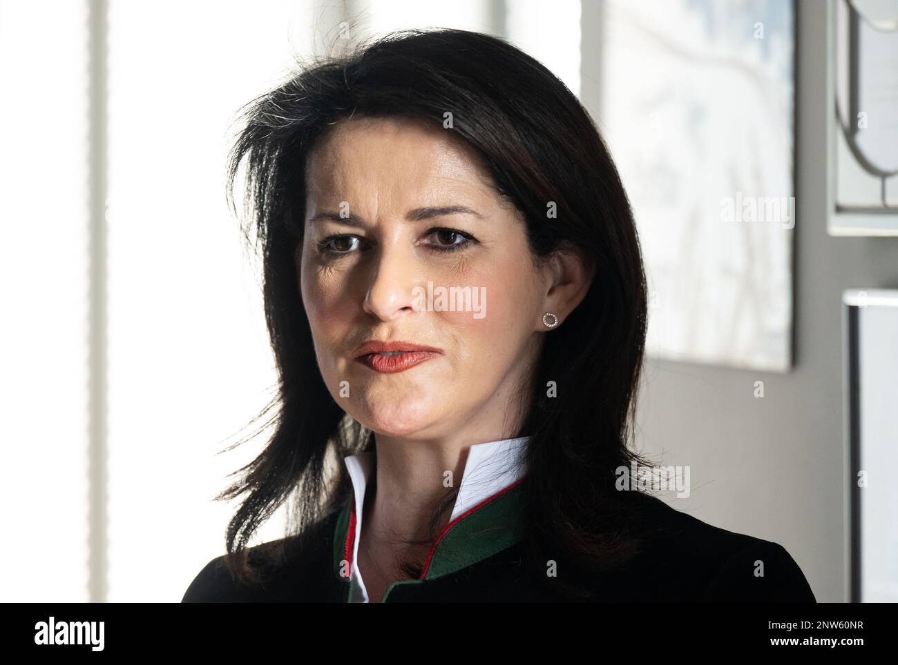 Dasing, Germany. 28th Feb, 2023. Michaela Kaniber (CSU), Bavarian ...