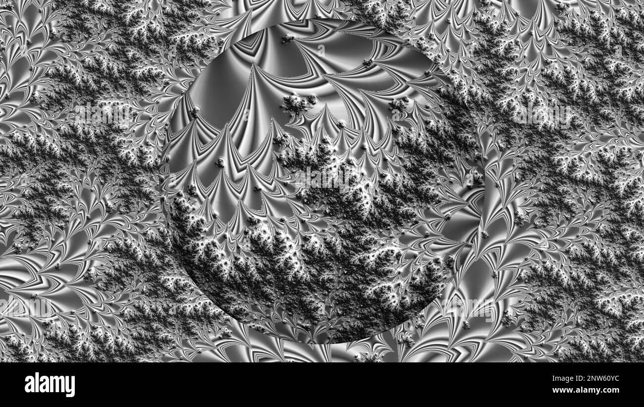 Abstract Computer generated Fractal design. A fractal is a never-ending ...