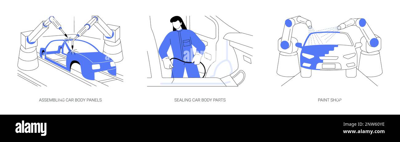 Manufacturing paint industry Stock Vector Images - Alamy