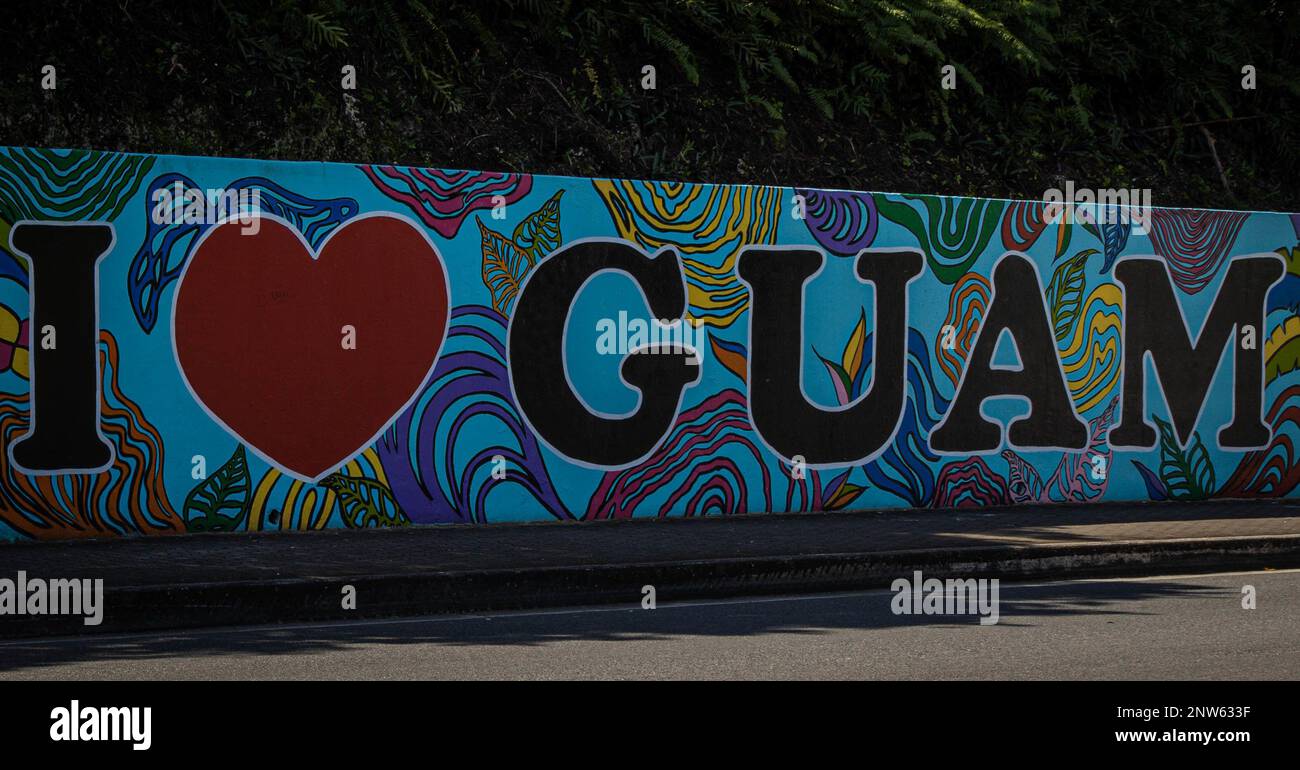 A Guam street art mural is displayed at various locations on Guam, Jan ...