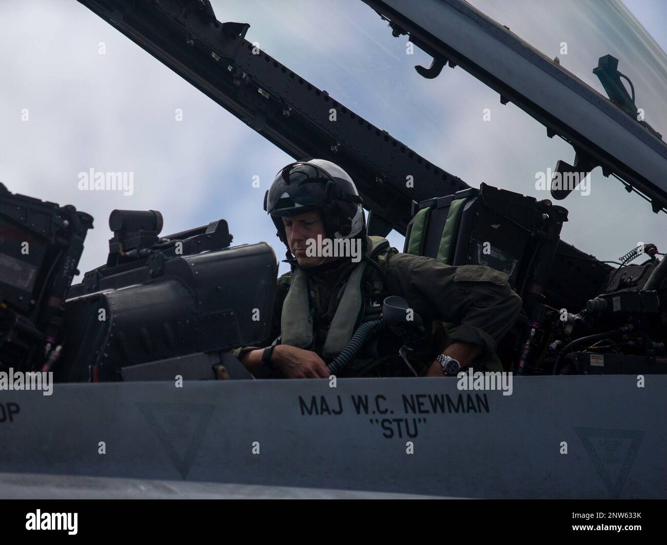 U.S. Marine Corps Brigadier Gen. George Rowell IV, the assistant wing ...