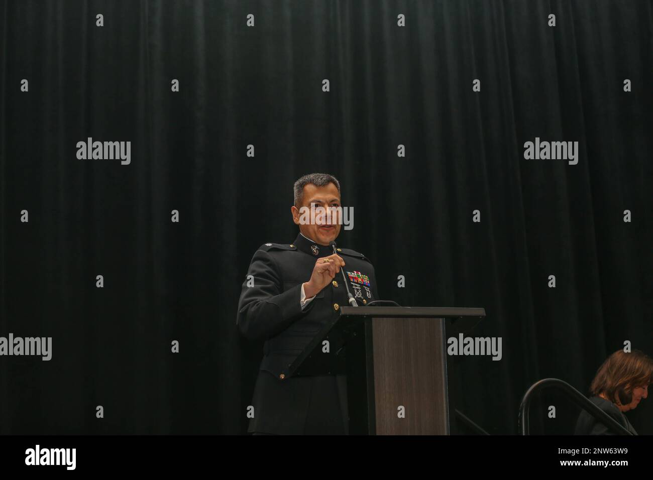 Lt. Col. Daniel Sanchez, 8th Marine Corps District Executive Officer ...