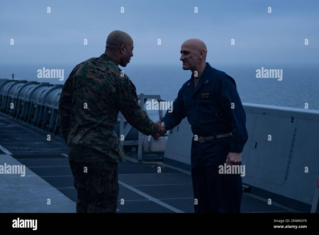 U.S. Marine Corps Sgt. Maj. Gregory Walker, the Sergeant Major of ...