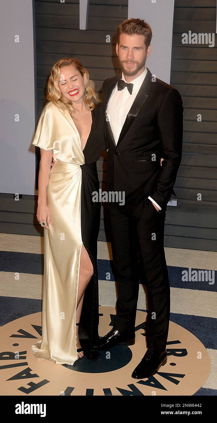 Photo by: Dennis Van Tine/STAR MAX/IPx 3/4/18 Miley Cyrus and Liam ...