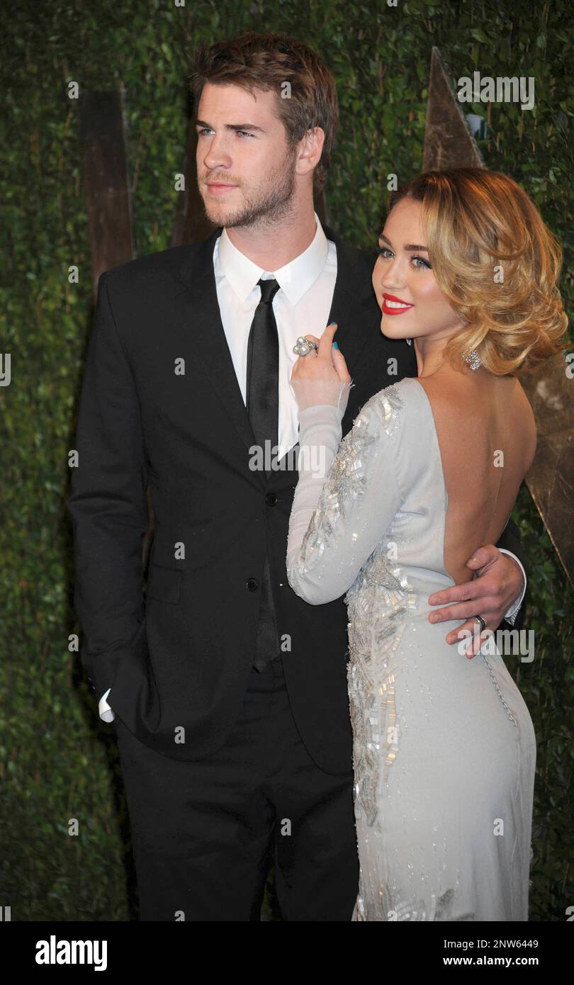 Photo by: Dennis Van Tine/STAR MAX/IPx 2/26/12 Miley Cyrus and date at ...
