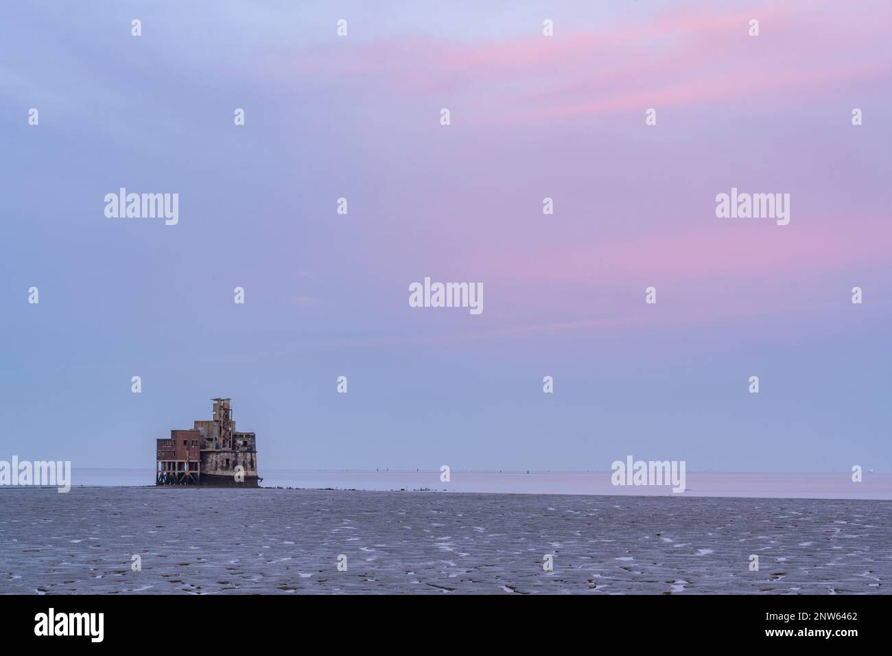 Grain fort between the Isle of Grain and Sheerness on the Medway. With ...