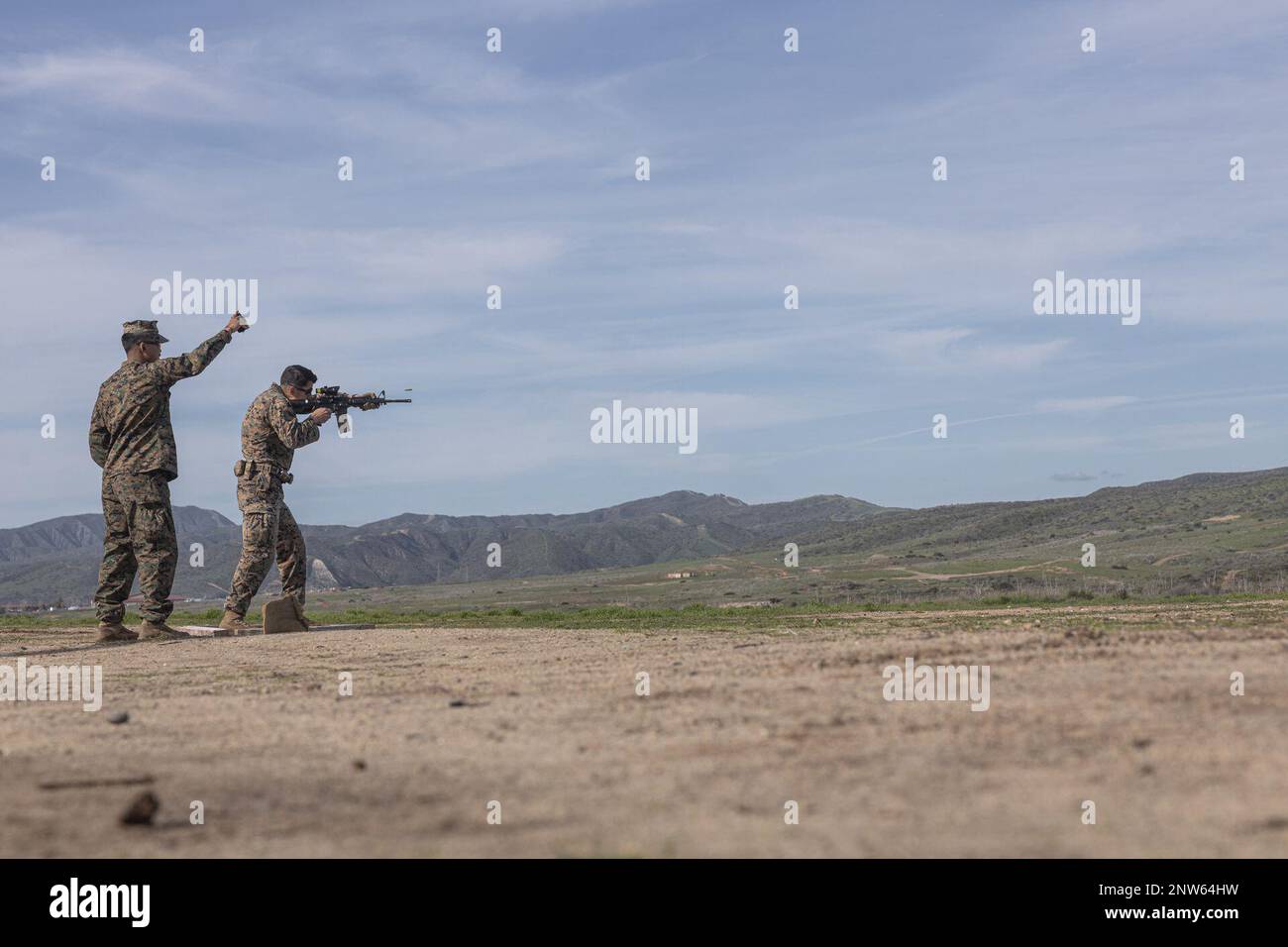 U.S. Marine Corps Sgt. Alan Franc, an Chief Instructor with Weapons ...