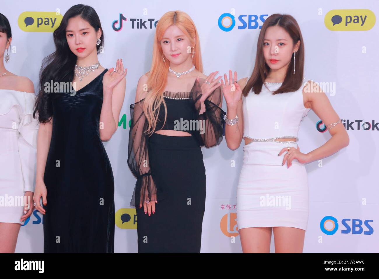 The red carpet of SBS awards festival in Seoul, Korea on 25th December ...