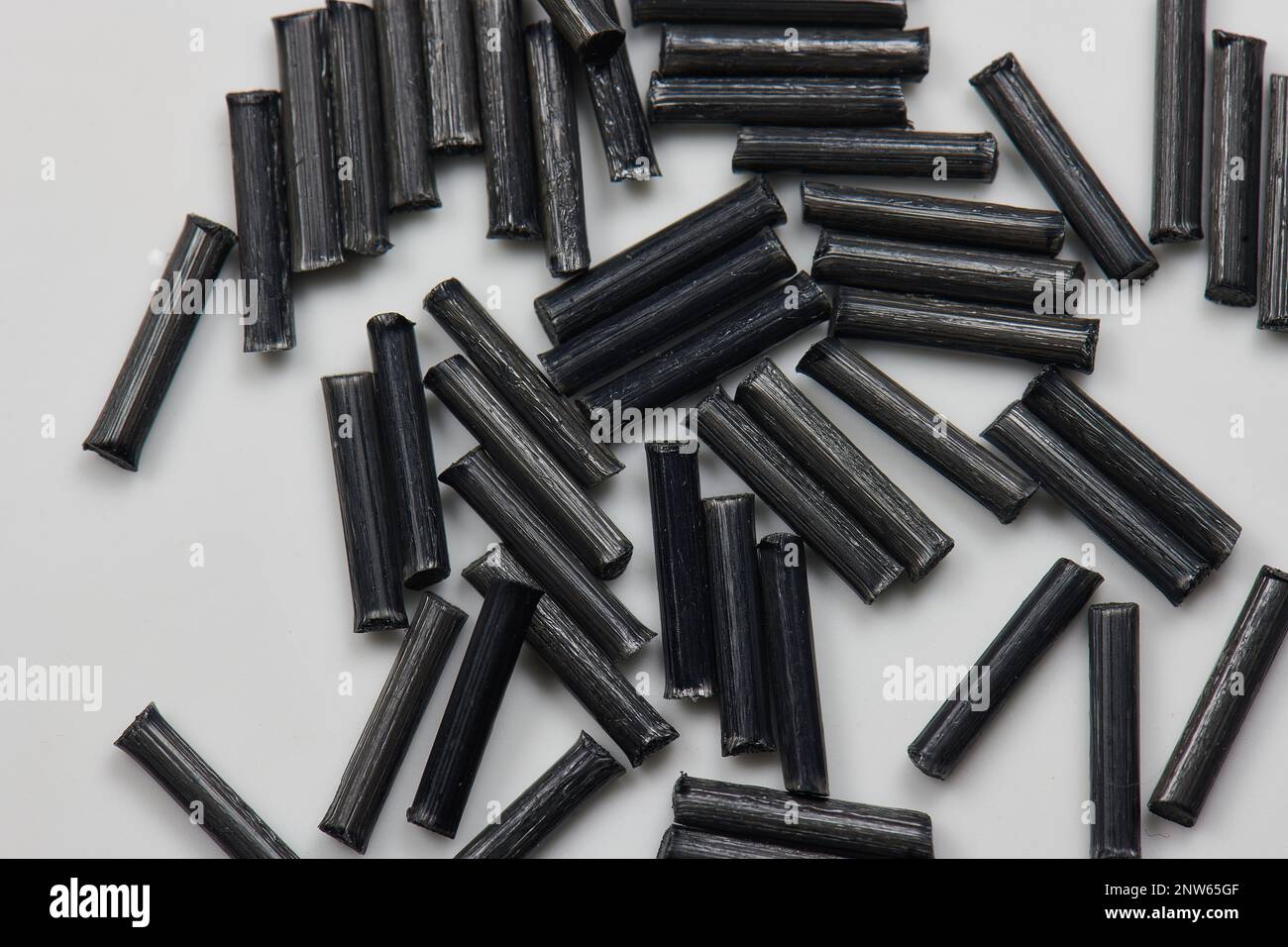 long glass filled plastic polymer resin compound Stock Photo - Alamy