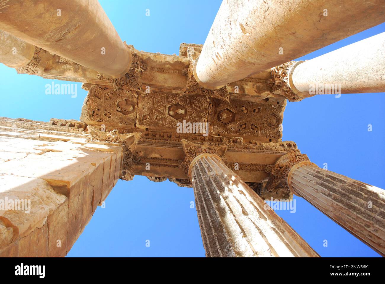 Human scale at Baalbek temple. The beauty of Roman Architecture Stock ...