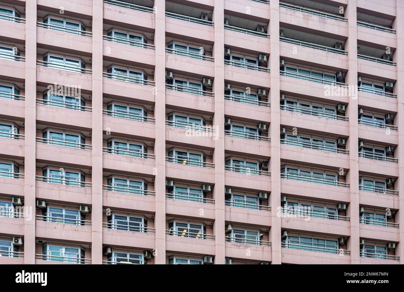 View of geometrical building, Shinjuku district of Tokyo, Japan Stock ...