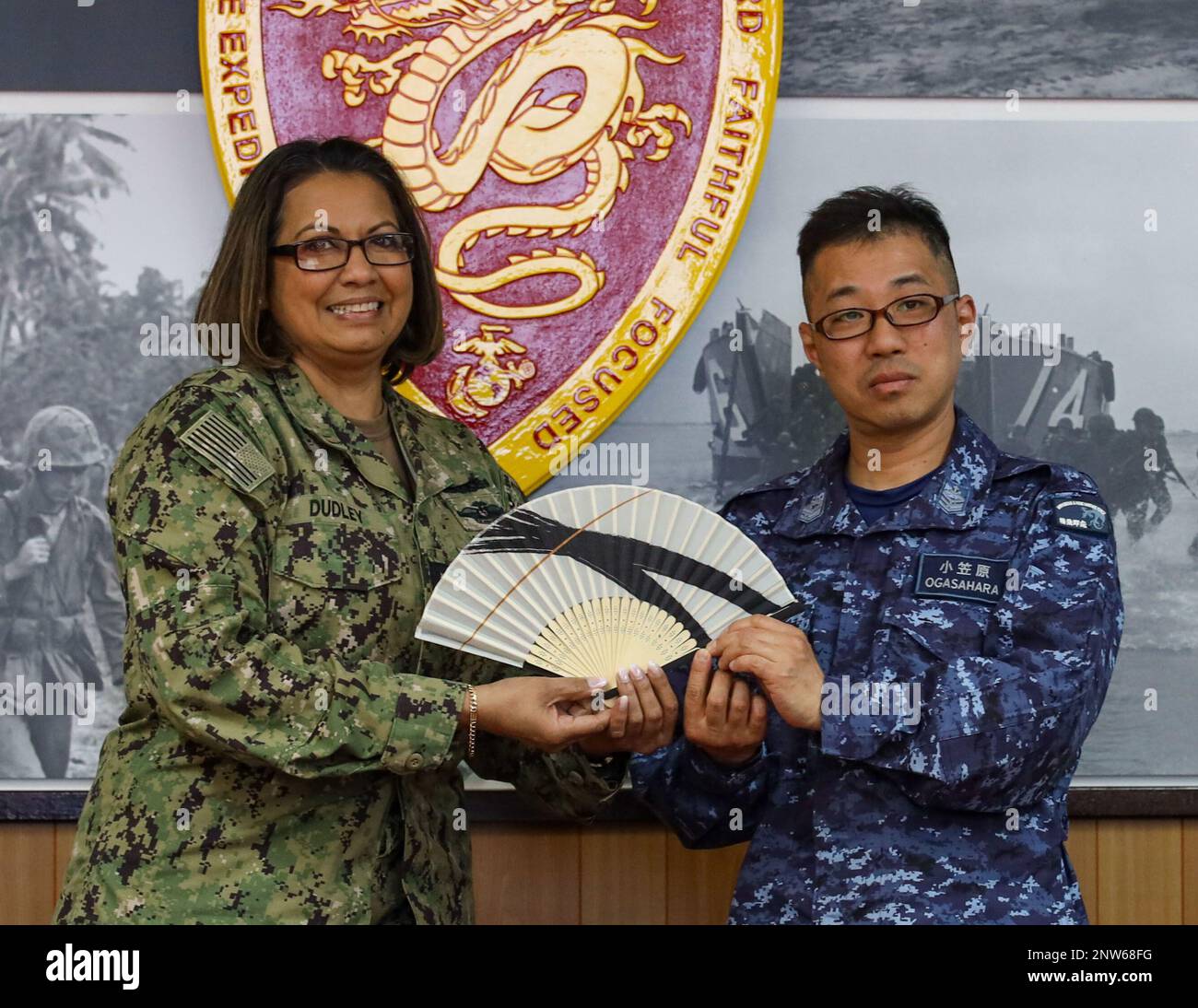 U.S. Navy Master Chief Petty Officer Madea Dudley, command master chief ...