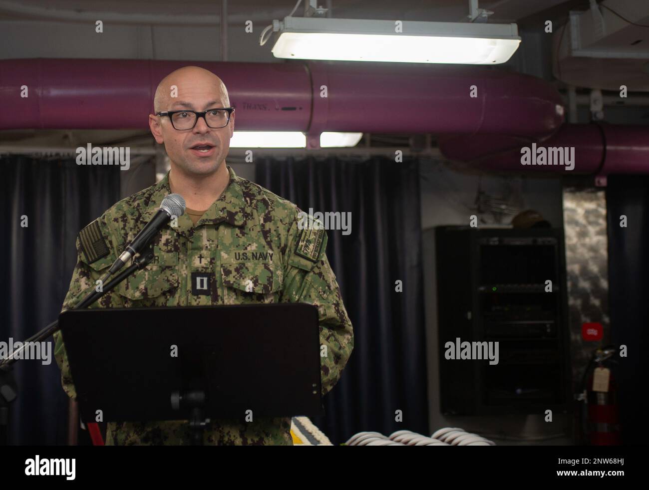 230112-N-OE145-1061 YOKOSUKA, Japan (Jan. 12, 2023) Lt. Jacob Meyer ...