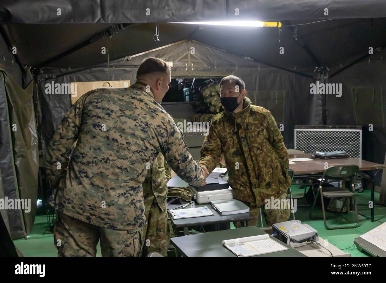 U.S. Marine Corps Col. Mathew Danner, commanding officer of the 31st ...