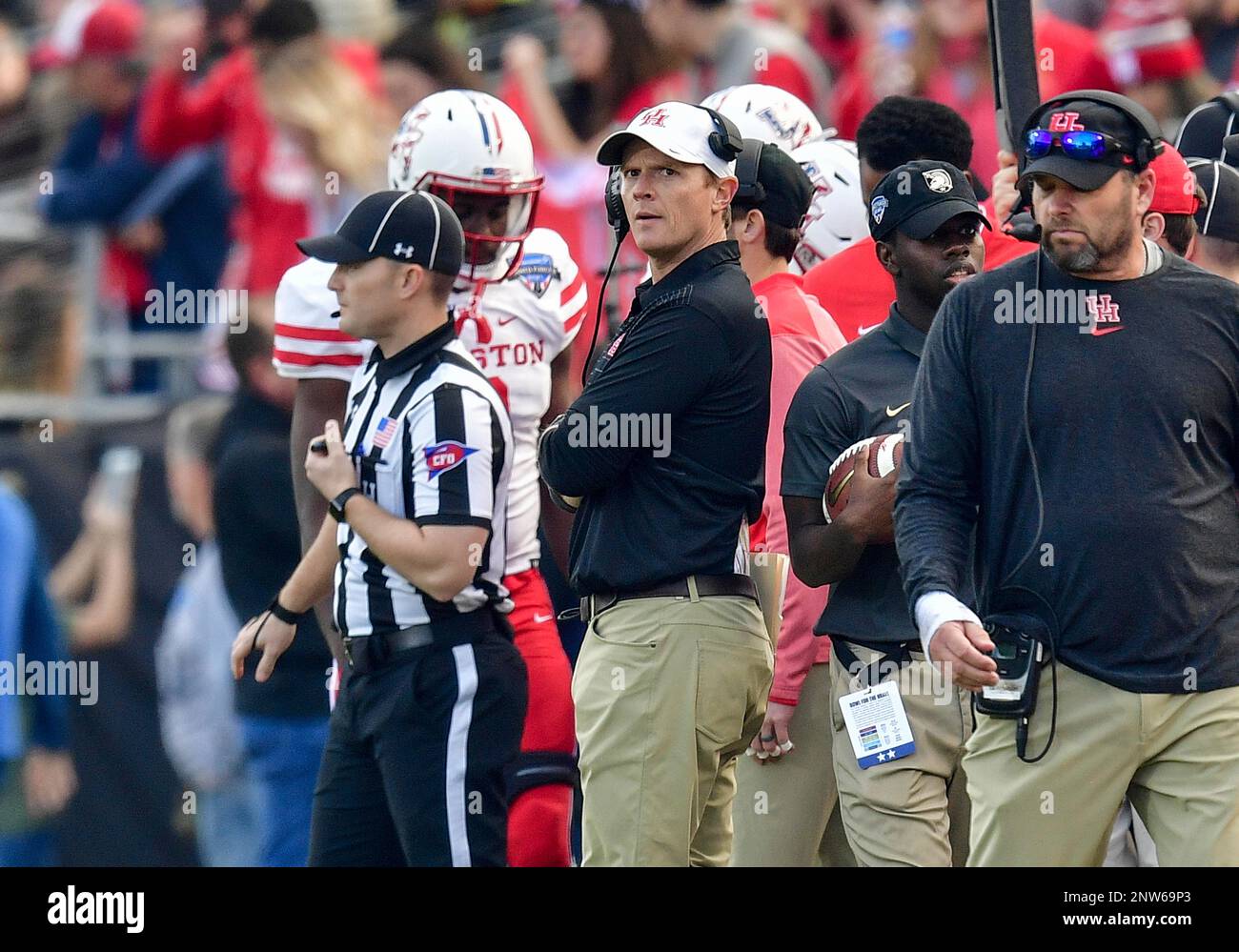 Houston Cougars head coach Major Applewhite.during the Lockheed Martin ...