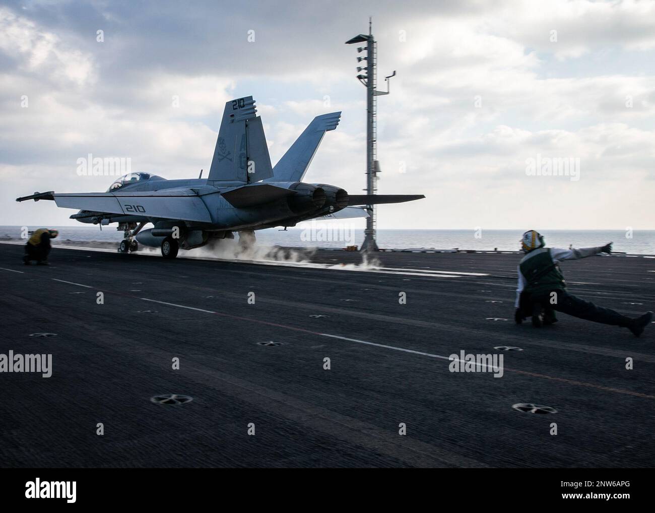 230123-N-EL850-1024 Ionian Sea (Jan. 23, 2023) An F/A-18F Super Hornet ...