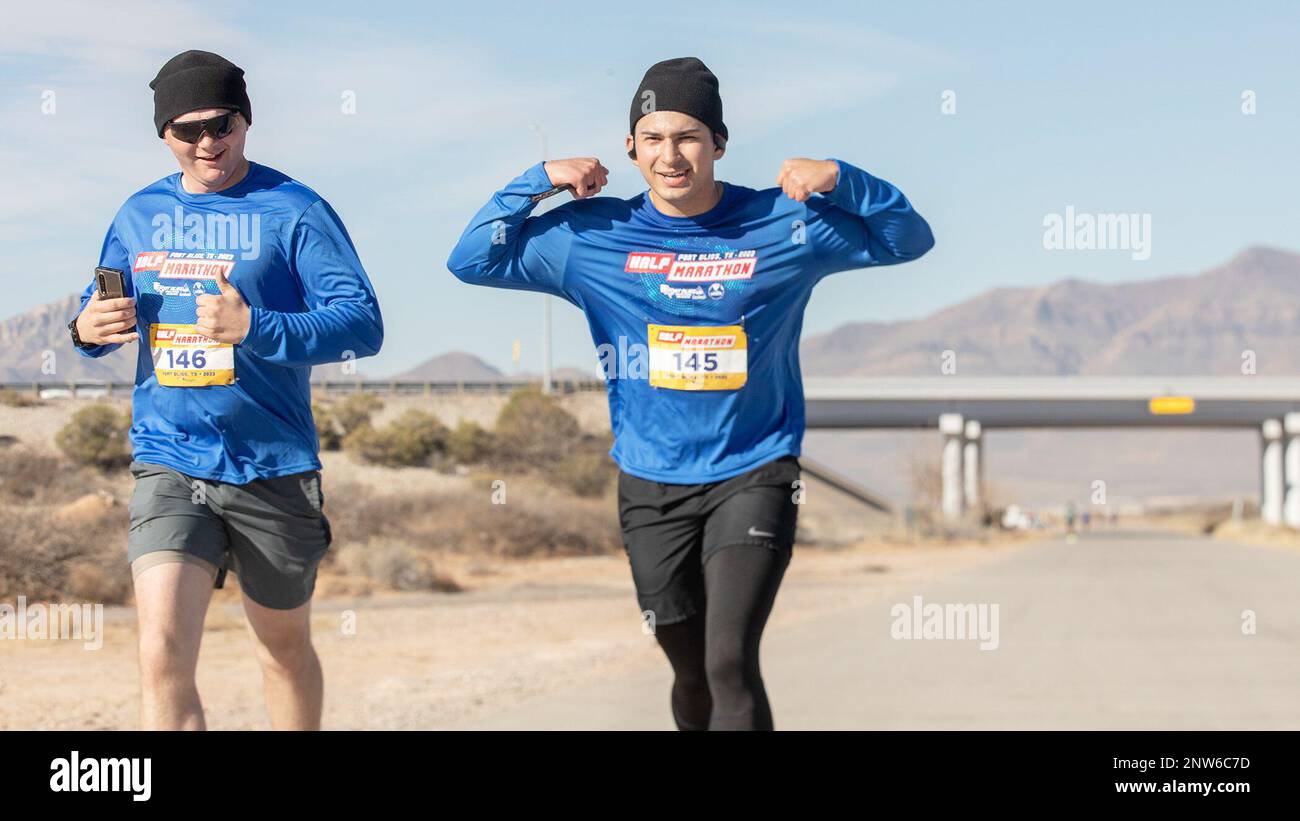 Runners show their stuff during the 2023 Fort Bliss Half Marathon at ...
