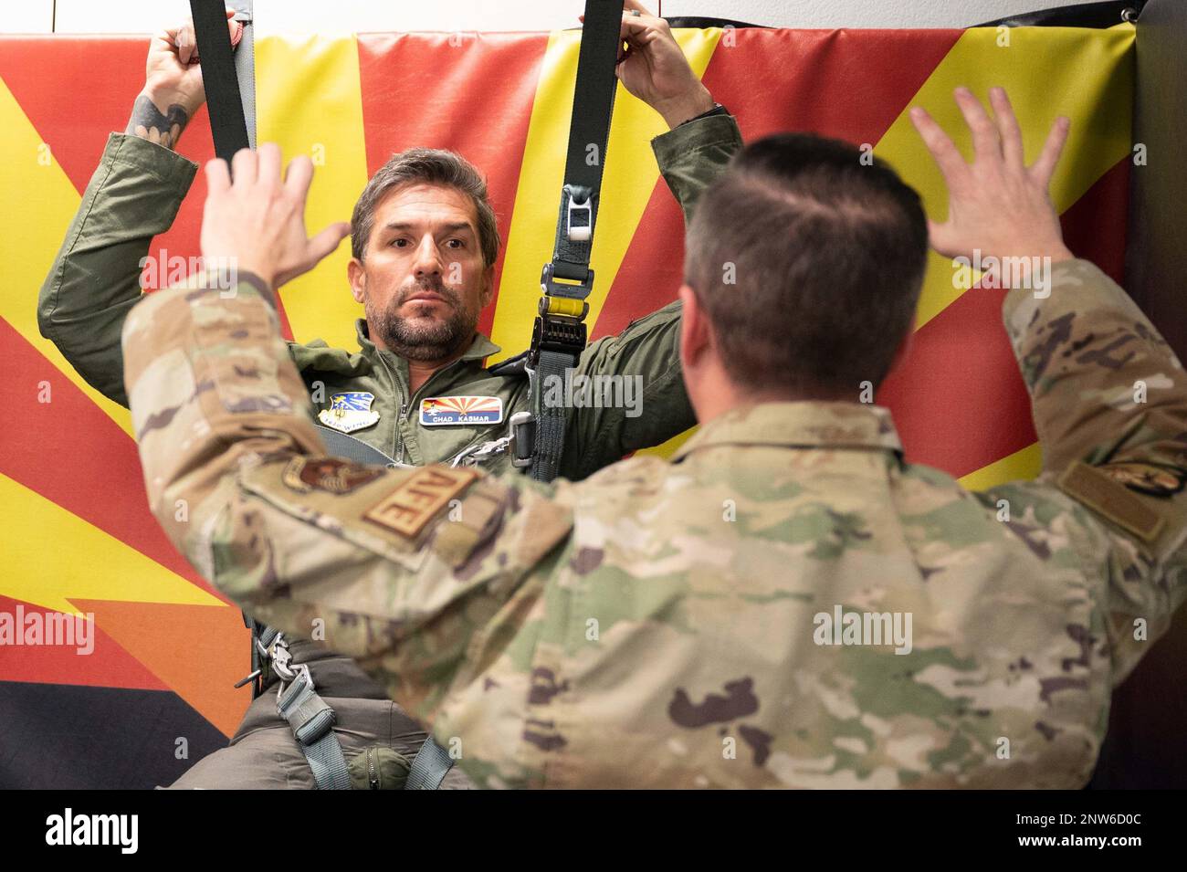 Chad Kasmar, Tucson Police Department Chief of Police, gets pre-flight ...