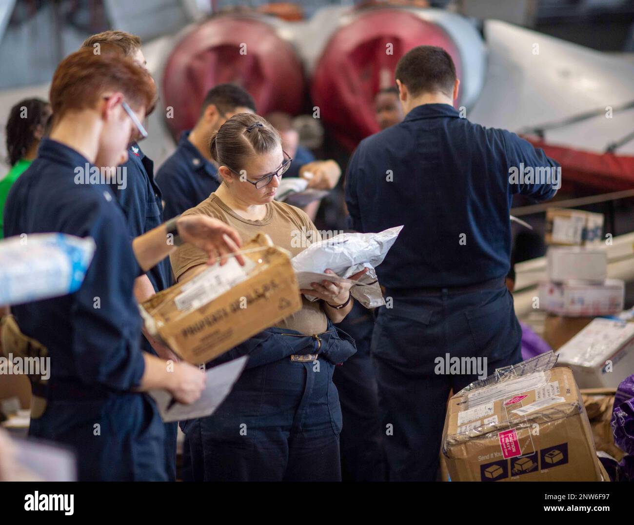 230221-N-KU796-1034 PHILIPPINE SEA (Feb. 21, 2023) U.S. Navy Sailors ...