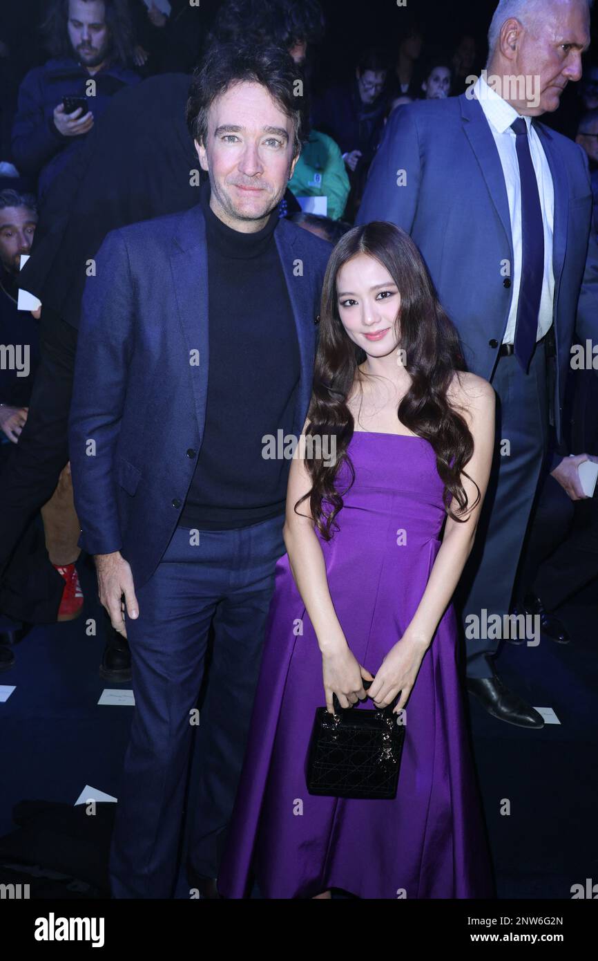 Antoine Arnault and Jisoo attends the Dior Womenswear Fall Winter 2023 ...