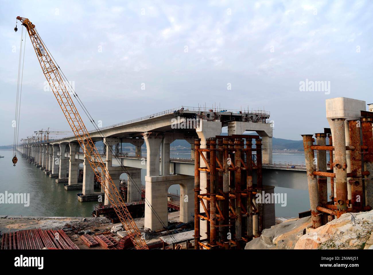 World's longest channel bridge for both rail and road is under ...