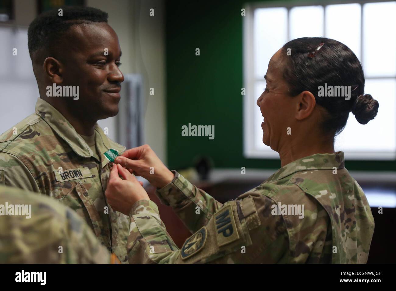 Staff Sgt. Nicolas Brown, member of the 91st Military Police Battalion ...