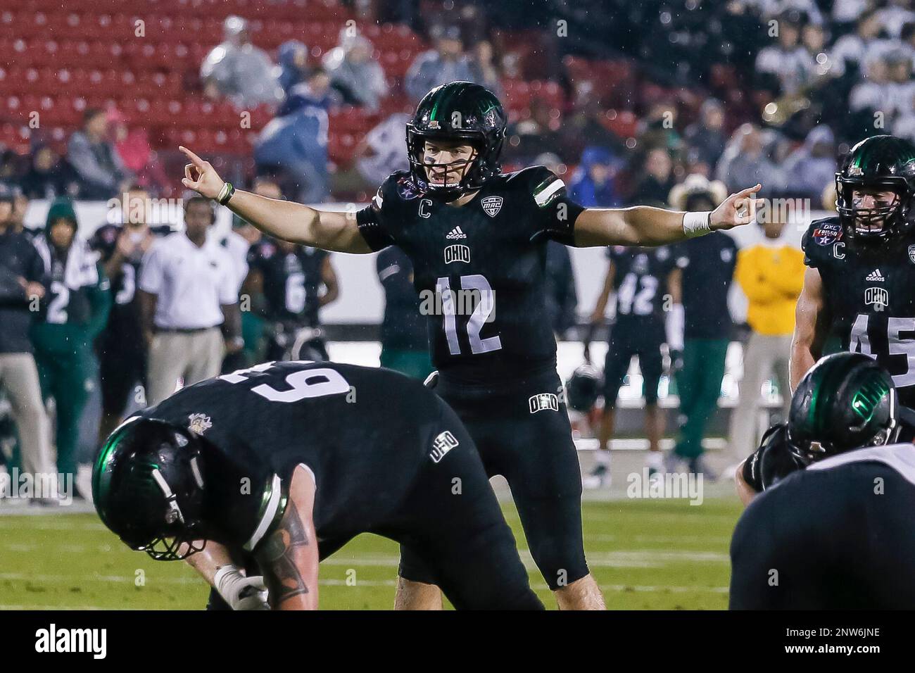 FRISCO, TX - DECEMBER 19: Ohio Bobcats quarterback Nathan Rourke (12 ...